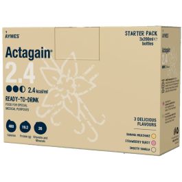 AYMES Actagain 2.4 Starter Pack 3x200ml | Nutritional Drinks for Adults ...