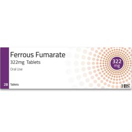 Ferrous Fumarate 322mg Tablets 28s | Healthy Heart & Iron Supplements ...