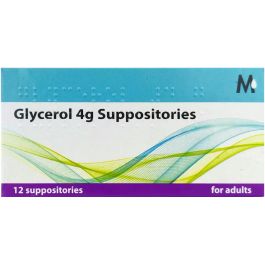 Glycerol 4g Suppositories for Adults 12s | Constipation | Chemist.net ...