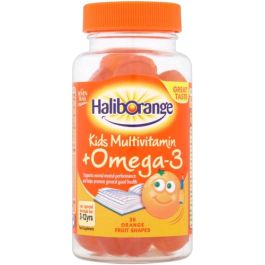 Haliborange Kids Multivitamin + Omega-3 Orange Fruit Softies 30s ...