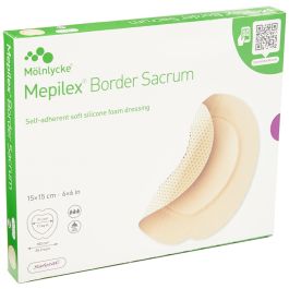 Mepilex Border Sacrum Dressing 15cm x 15cm 5s | Dressings | Chemist.net ...