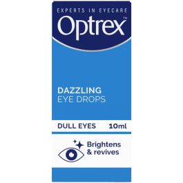 Optrex Dazzling Eye Drops for Dull Eyes 10ml | Brightening & Refreshing ...