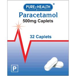 Paracetamol 500mg Caplets 32s | General Painkillers | Chemist.net ...