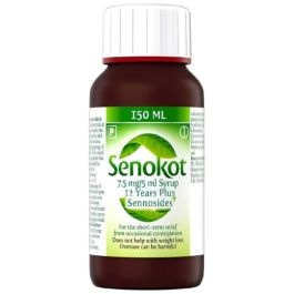 Senokot 7.5mg/5ml 12 Years Plus Syrup 150ml | Constipation | Chemist ...