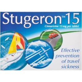 Stugeron 15mg Tablets 15s | Travel Sickness | Chemist.net online pharmacy