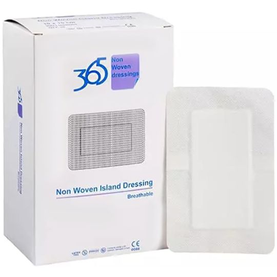 365 Non Woven Island Dressing 8cm x 10cm 50s (36590017) | Dressings ...