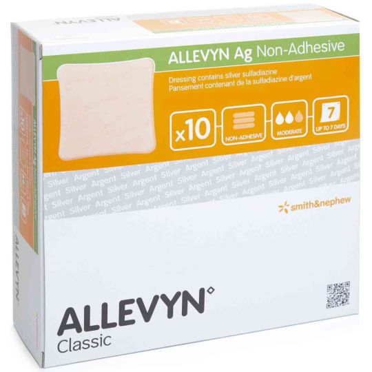 Allevyn AG Non Adhesive Dressing 15cmx15cm 10s (66800089) | Dressings ...