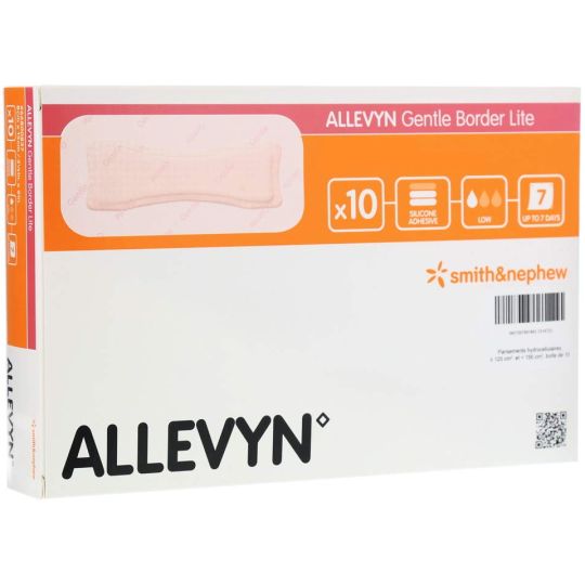 Allevyn Gentle Border Lite Dressing 15cm x 15cm 10s (66800840 ...