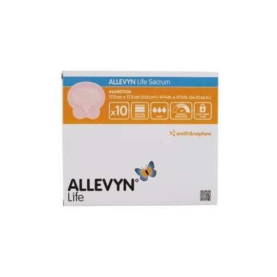 Allevyn Life Sacrum Dressing 17.2cm x 17.5cm 10s (66801306) | Dressings ...