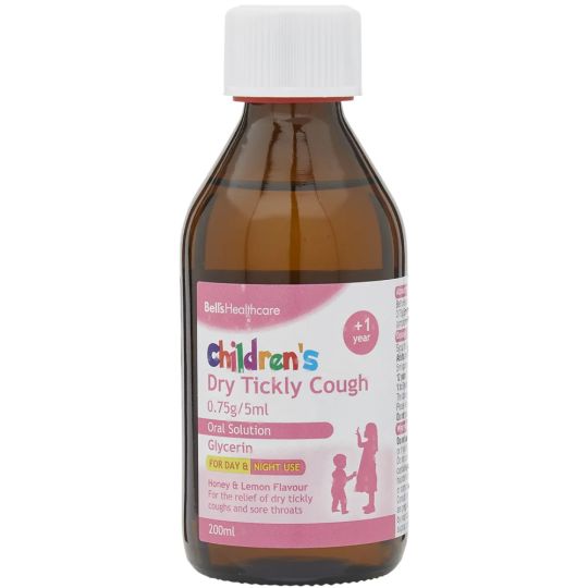 Buy Bell's Healthcare Children's Dry Tickly Cough Oral Solution 200ml ...