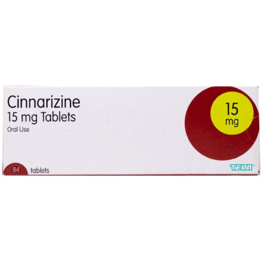 Cinnarizine 15mg Tablets 84s | Travel Sickness | Chemist.net online ...