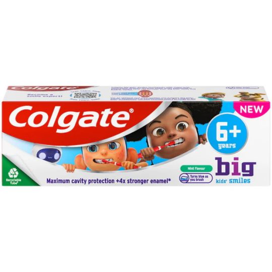 Colgate Big Kids Smiles Toothpaste (6 Years+) 50ml | Children's ...
