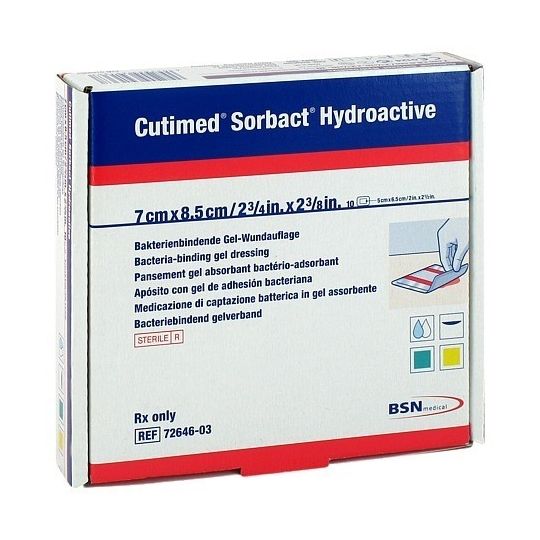 Cutimed Sorbact Hydroactive Dressings 10s | Dressings | Chemist.net ...