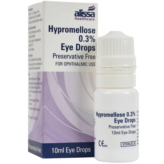 Hypromellose 0.3% Preservative Free Eye Drops 10ml | Dry Eye Drops ...