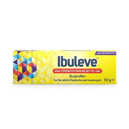 Ibuleve Max Strength Pain Relief 10% Gel 50g | Muscle & Joint Pain ...