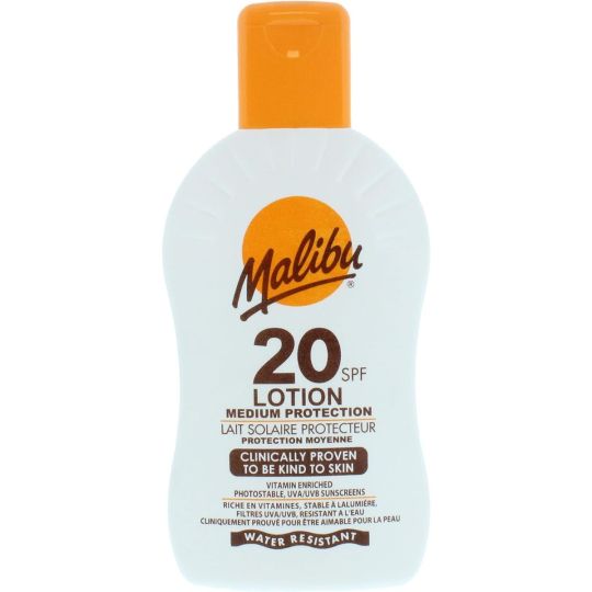 Malibu SPF20 Sun Lotion 200ml | Sun Creams | Chemist.net online pharmacy