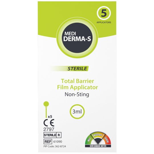 Medi Derma-S Total Barrier Film Applicator 5x3ml | Ostomy Care ...