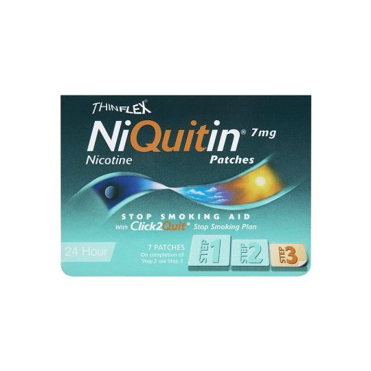 NiQuitin CQ Original 7mg Patches (Step 3) - 7 Patches | Nicotine ...