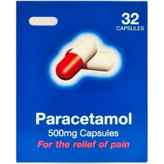 Paracetamol 500mg Capsules 32s | General Painkillers | Chemist.net ...