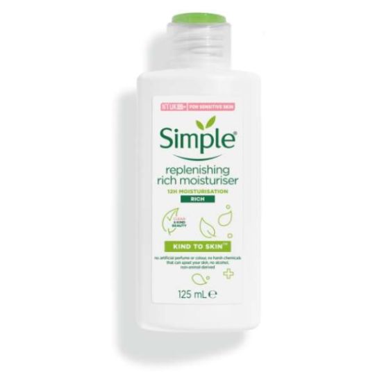 Simple Kind to Skin Replenishing Rich Moisturiser 125ml | Dry Skin ...