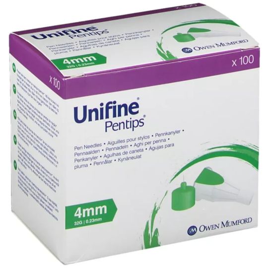Unifine Pentips 4mm Pen Needles 100s | Pen Needles | Chemist.net online ...