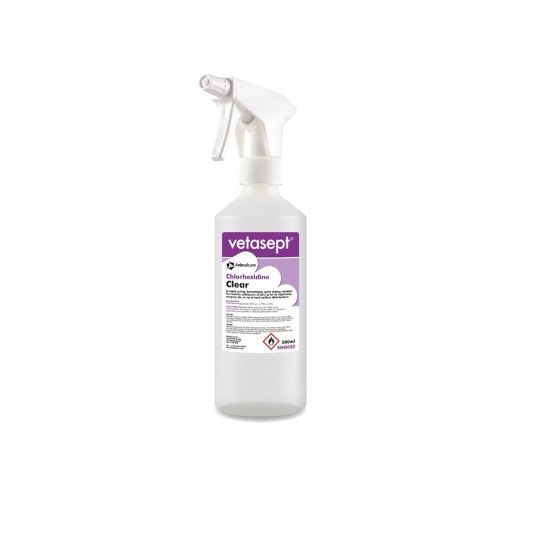 Vetasept Chlorhexidine Clear Spray (500ml) | Disinfectants & Cleaning ...