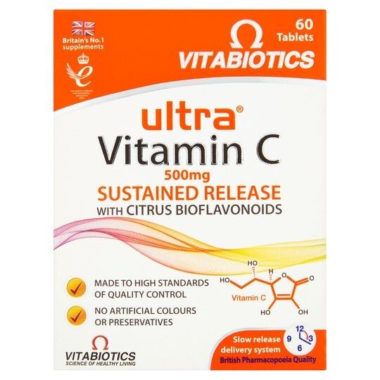 Vitabiotics Ultra Vitamin C Tablets 60s | Immune System | Chemist.net ...