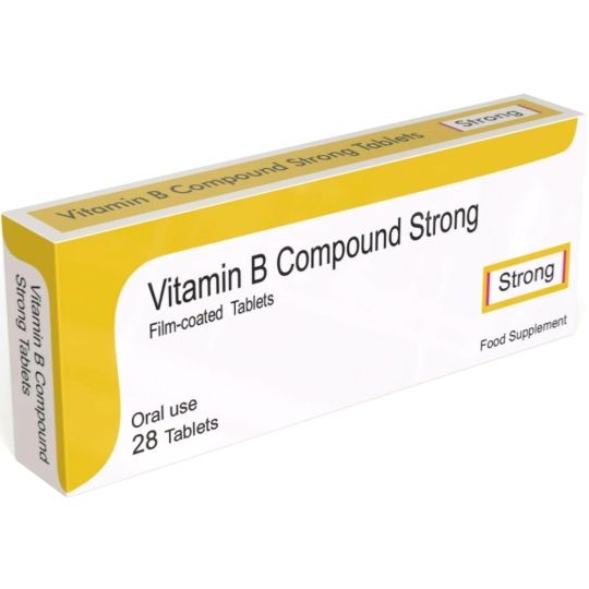 Vitamin B Compound Strong Tablets 28s | Energy Boost | Chemist.net ...