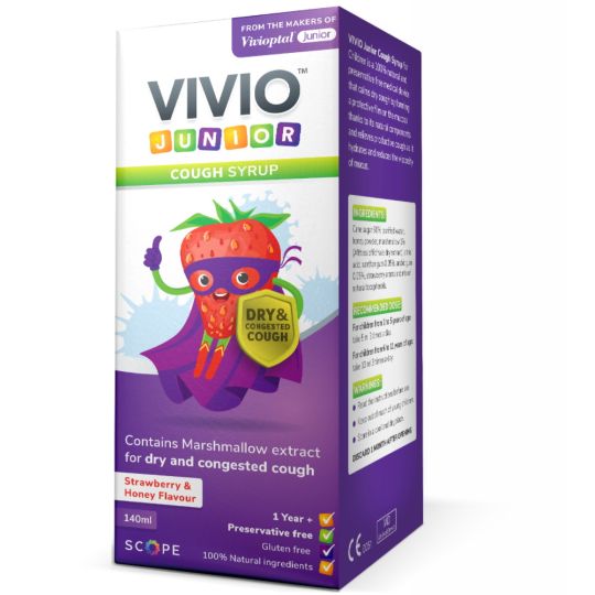 VIVIO Junior Cough Syrup 140ml | Children's Cough, Cold & Flu Remedies ...