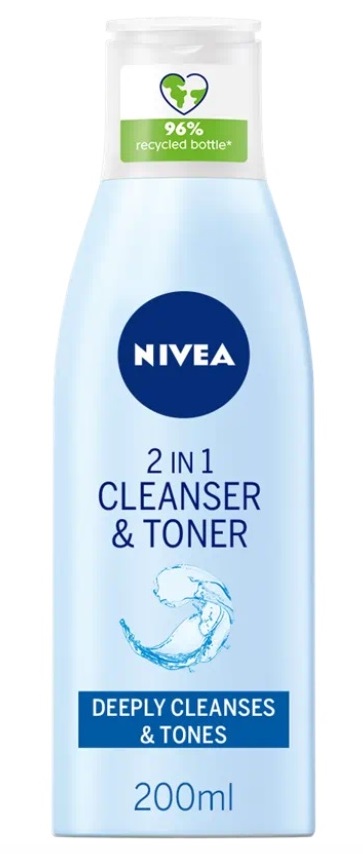 Nivea 2 in 1 Cleanser Toner 200ml